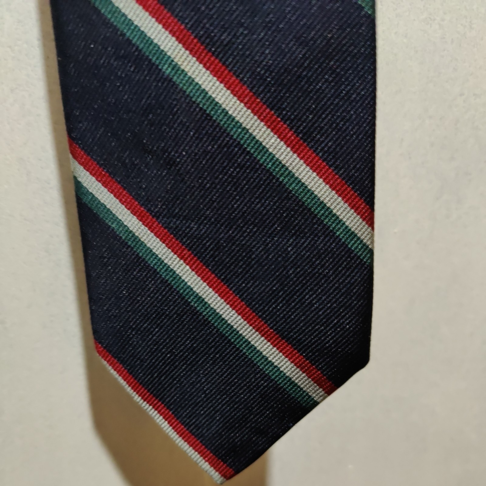 Eljo's University of Virginia Men's Silk Tie Blue with Red White Green Stripes | eBay