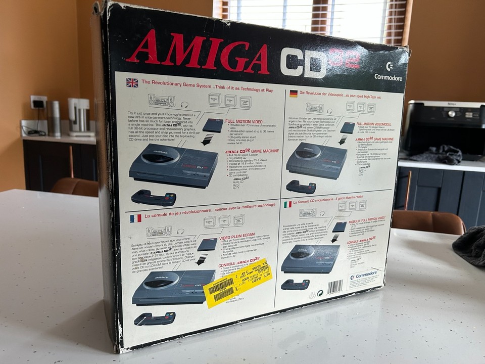 Commodore Amiga cd32 console Boxed + controller + games | eBay UK