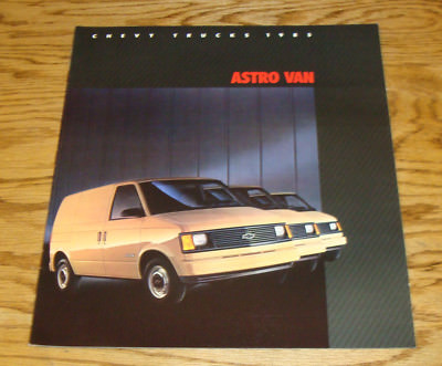 Original 1985 Chevrolet Astro Van Sales Brochure 85 Chevy | eBay