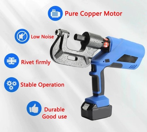 EZ-28 Cordless Hydraulic Riveting Machine Portable Crimping Riveting ...