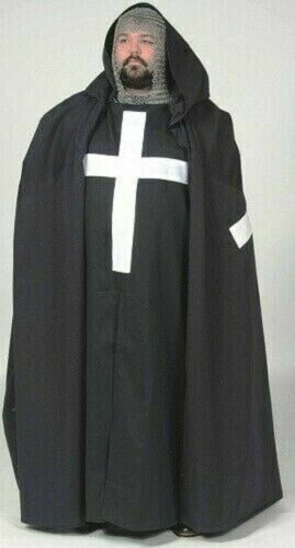 Medieval White Templar Crusader Reenactment SCA Larp item new | eBay