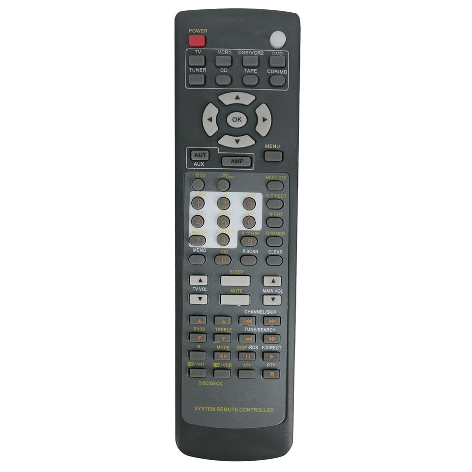 New Remote Control For Marantz SR7009 SR7005 SR7010 SR7011 SR7012 Audio ...