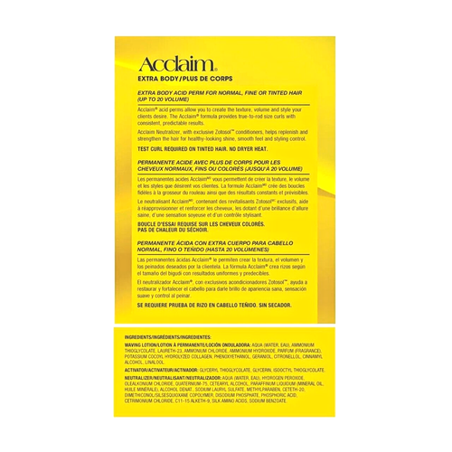 Acclaim Extra Body Acid Med - Firm Perm for porous, tinted or permed ...