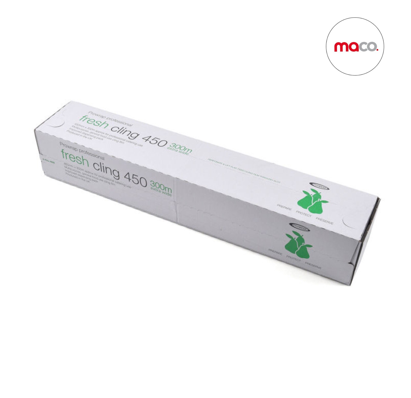 18" Catering Cling Film Cutter Box 450mm x 300m Food wrap Prowrap | eBay