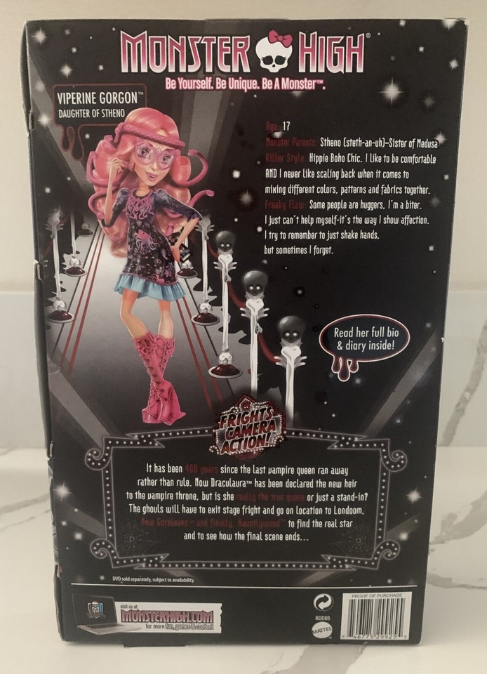 Monster High Frights Camera Action! - Viperine Gorgon | eBay