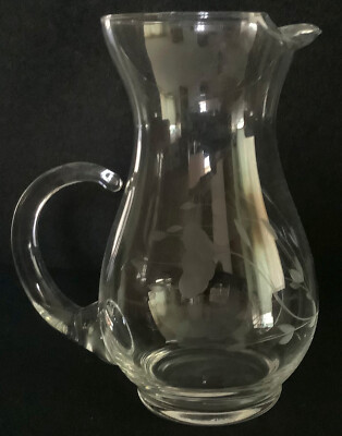 Princess House Small Crystal Pitcher | eBay