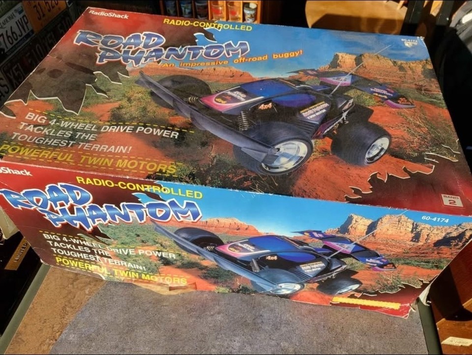Vintage Radio Shack Road Phantom Buggy 4X4 RC Off Road In Box With ...