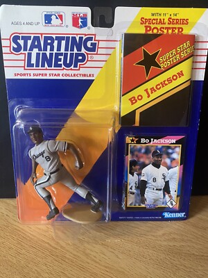 Starting Lineup Kenner 1992 MLB Bo Jackson Chicago White Sox Figure ...