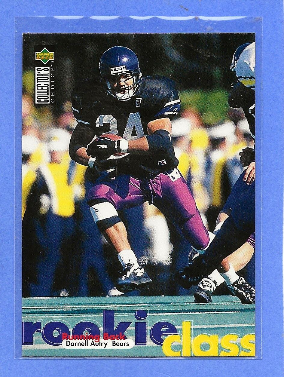 DARNELL AUTRY - 1997 Collector's Choice "Rookie" - #33 - Bears - Comb ...