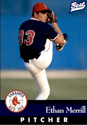 1997 Sarasota Red Sox Best #16 Ethan Merrill Burlington Vermont VT ...