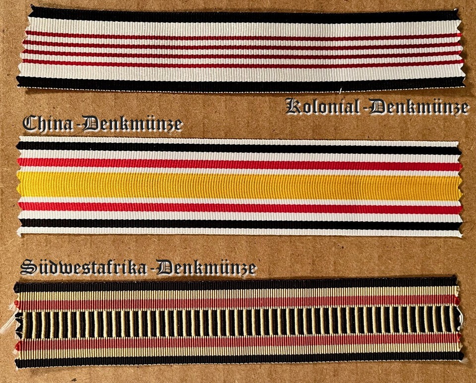 WW1 Imperial German "Elephant's Order" Colonial Badge & Colonial Medal ...