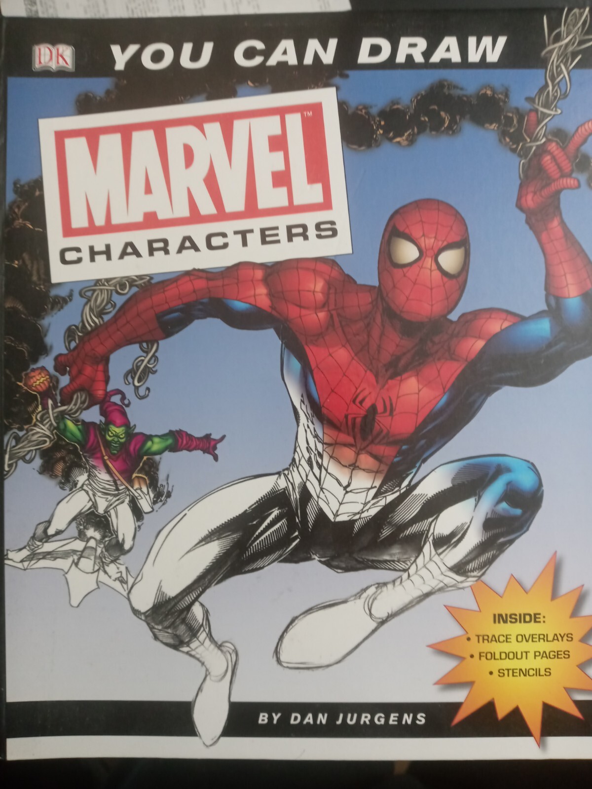 You Can Draw Marvel Characters by Dan Jurgens (2006, Hardcover) Foldout ...