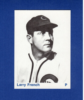LARRY FRENCH, 1938 Chicago Cubs ~ National League Champions card | 1976 ...