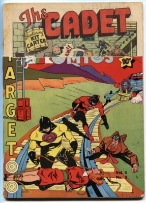 Target Vol 3 #3 Space Hawk by Basil Wolverton bondage cover Golden Age ...