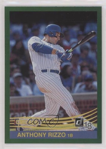 2018 Panini Donruss Retro 1984 Holo Green Anthony Rizzo #225 | eBay