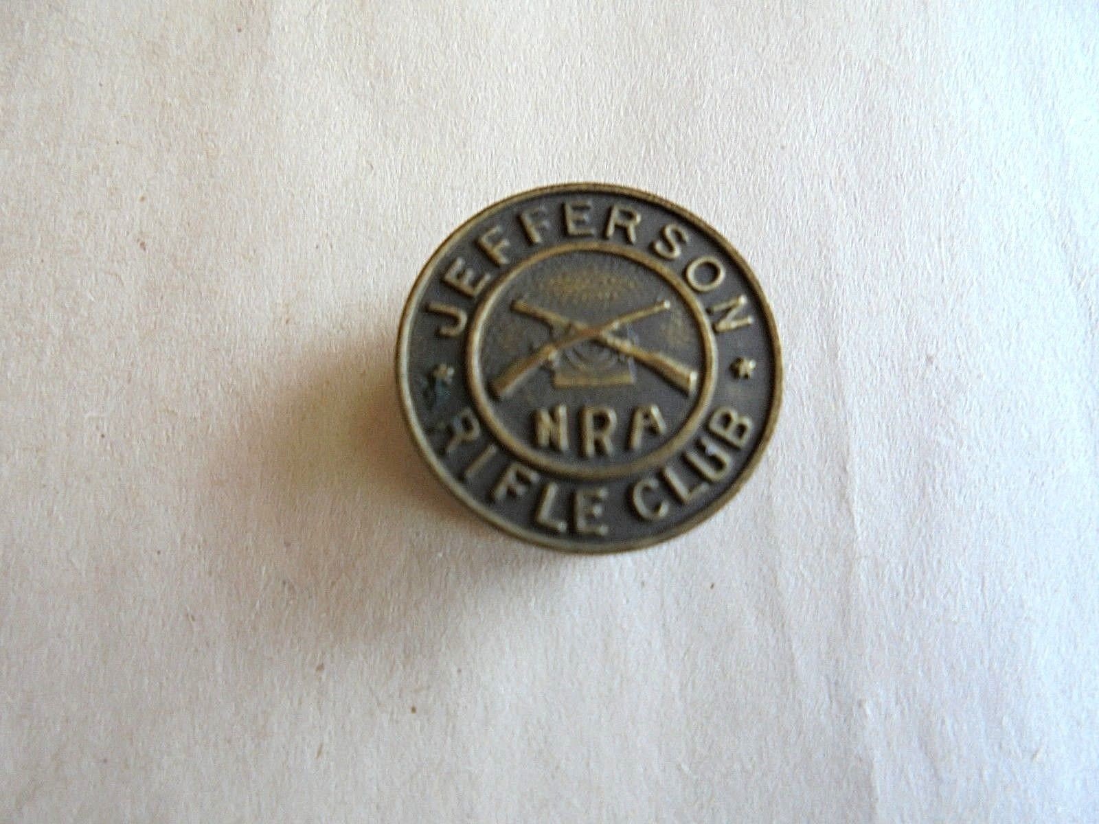 Vintage Jefferson Rifle Club National Rifle Association NRA Screwback ...