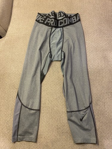 Men's Nike Pro 3/4 Spandex Tights Compression Pants J… - Gem