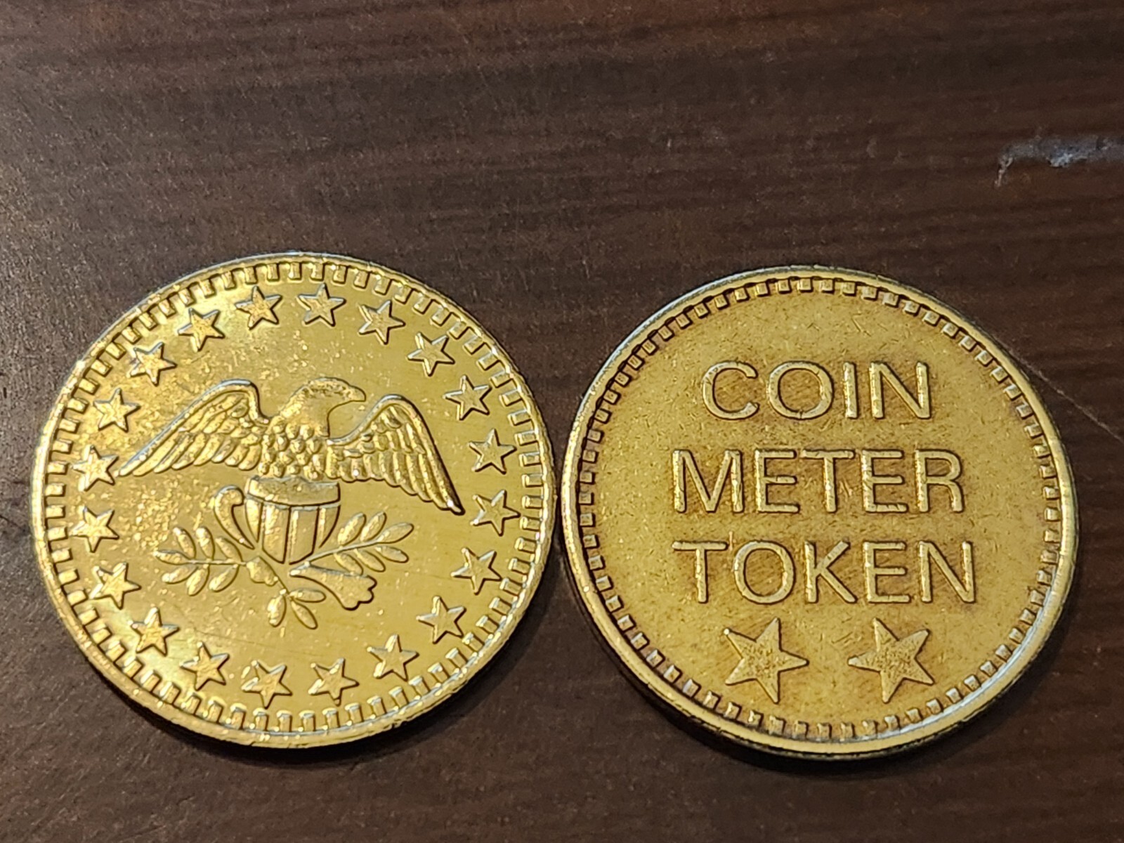 Coin Meter / Eagle - Brass Tokens - Size 0.882" Lot of 50 Tokens | eBay