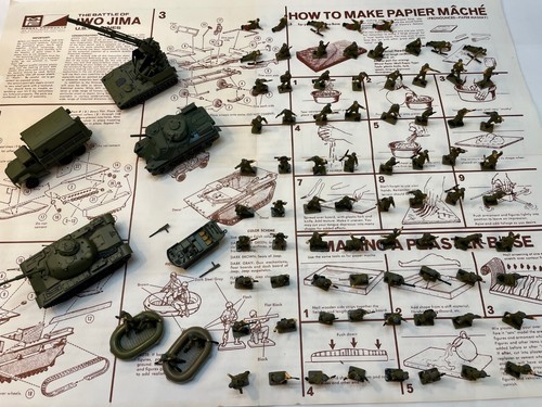 MPC HISTORAMA IWO JIMA Set, 82 Marines, ROCO Tracked/Wheeled Armor ...