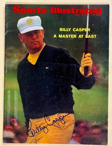 BILLY CASPER signed autographed SI Sports Illustrated 1970 PGA Golf ...