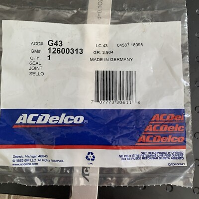 GM 12600313 Fuel Pump Gasket GM OEM | eBay