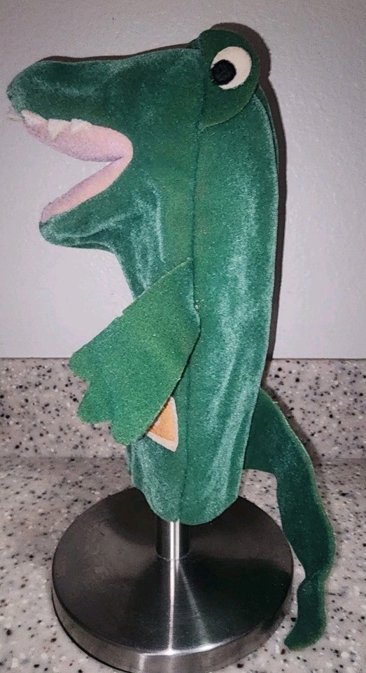 RARE! Vintage Baby Einstein Alphabet Puppet Letter "Aa" Alligator Hand ...