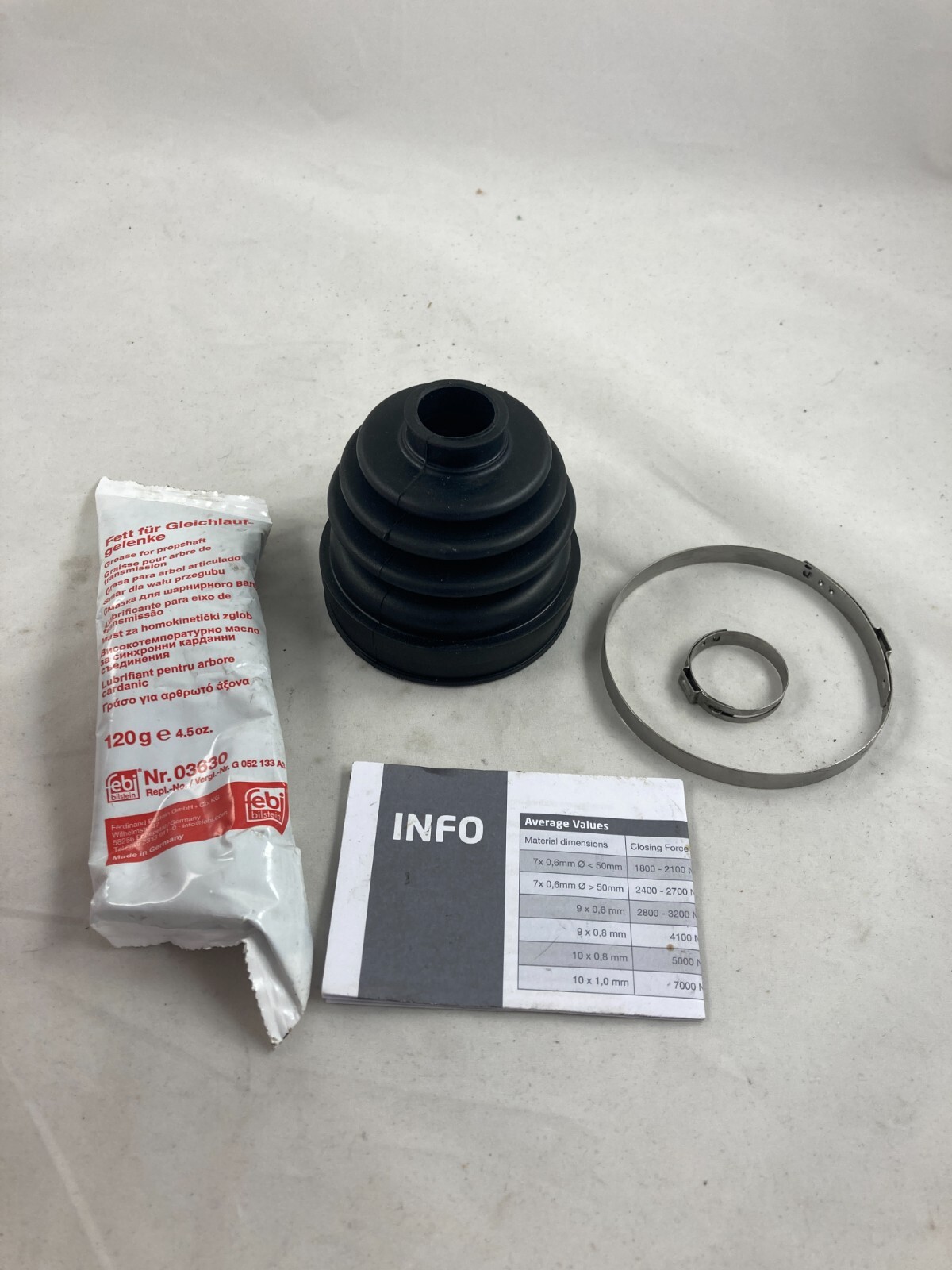 febi 38343 CV Boot Kit for sale online | eBay