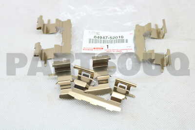 0494752010 Genuine Toyota FITTING KIT, DISC BRAKE, FRONT 04947-52010 | eBay