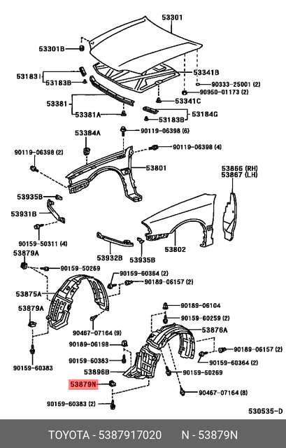 toyota 5387917020 online kaufen | eBay