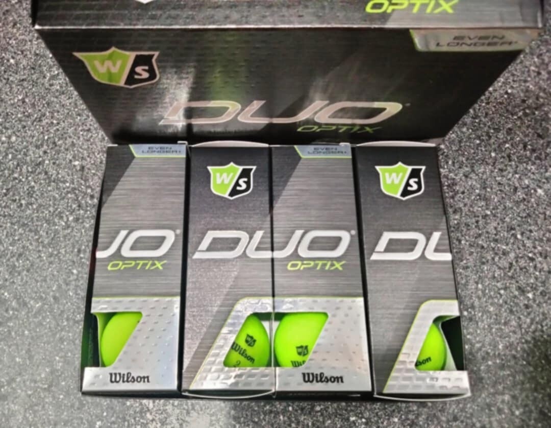 Wilson Staff Duo Optix Golf Balls MATTE GREEN (1 Dozen) | eBay
