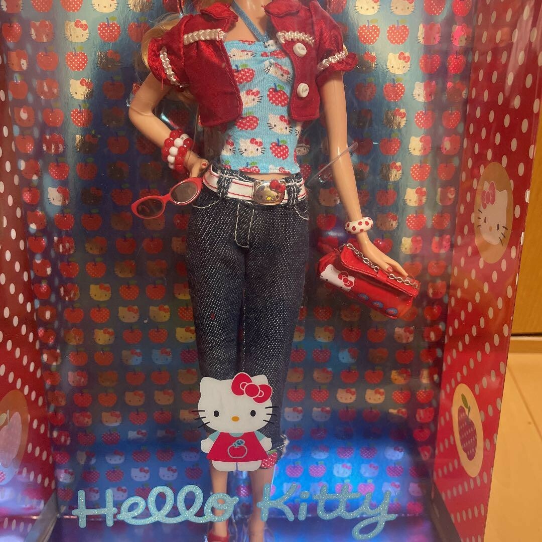 Barbie Hello Kitty Doll 2008 MATTEL SANRIO Figure Collaboration Toy ...