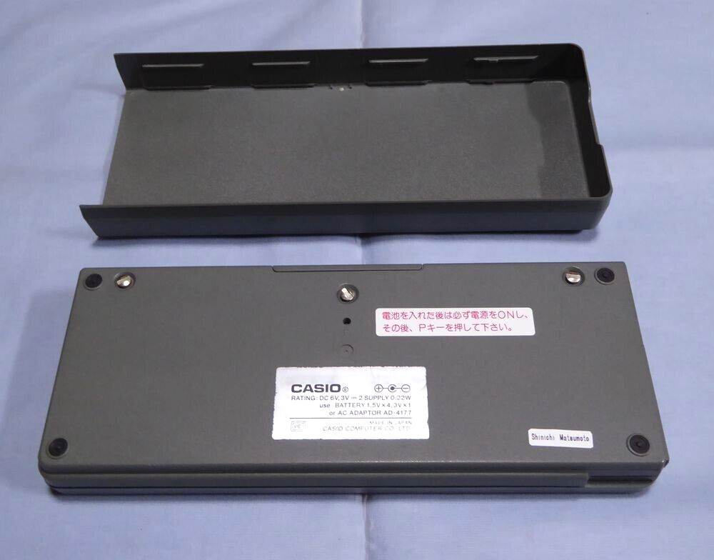 Casio FX-890P 16-Bit CPU 256KB RAM Pocket Computer BASIC C language ...