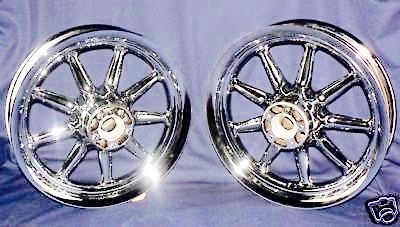 Harley Heritage/Softail Deluxe/FATBOY CHROME Wheels FRONT & REAR | eBay