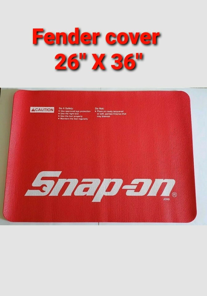 SNAP ON fender cover large approx 25.5" X 36" be comfortable working on ...