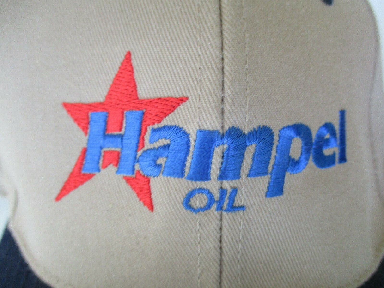 NEW HAMPEL OIL DISTRIBUTORS ADVERTISING Midwest Fuel TAN HAT CAP STAR ...
