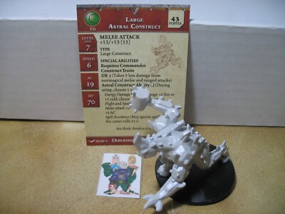 =Dungeons and Dragons D&D UNHALLOWED Large Astral Construct 18/60 with ...