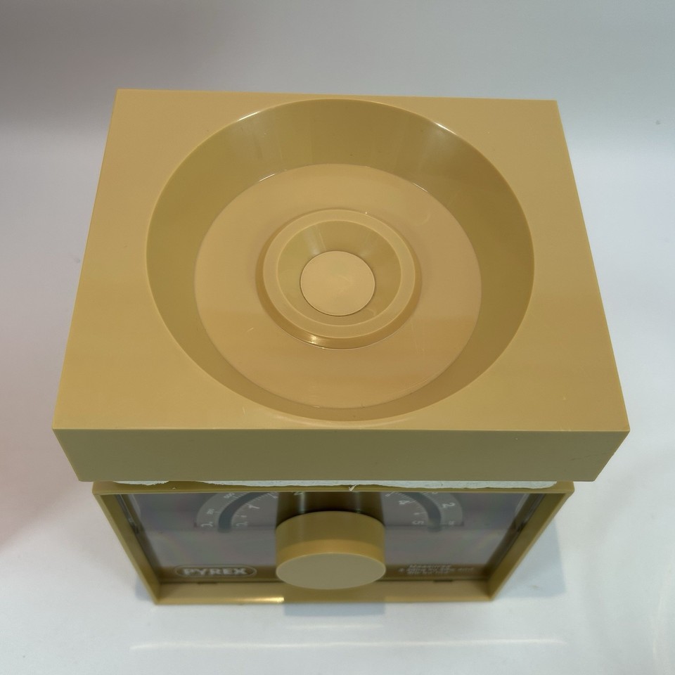 Vintage Pyrex Kitchen Scales Add n Weigh & Measuring Bowl 70's Retro ...