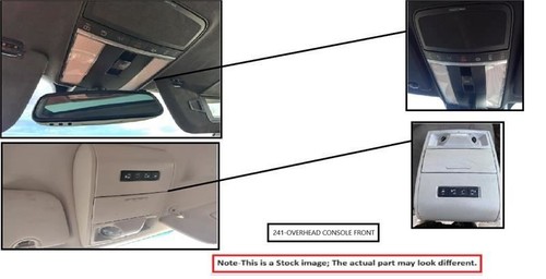 GRAY OVERHEAD CONSOLE 2014-2021 TOYOTA TUNDRA | eBay