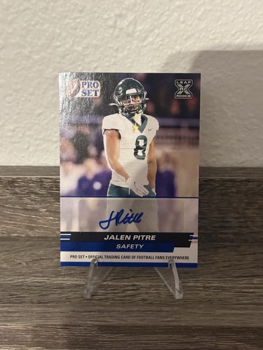 2022 Leaf Pro Set Draft - Autographs Jalen Pitre #PSA-JP1 Blue (AU, RC ...
