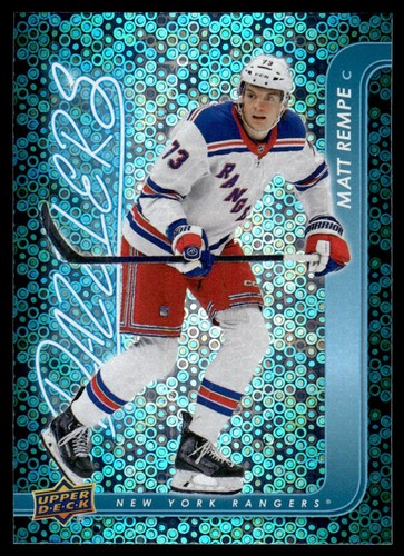Matt Rempe Rookie #DZ-96 2024-25 Upper Deck Dazzlers Blue New York ...