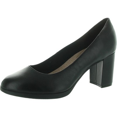 Clarks Womens Bayla Skip Black Padded Insole Pumps 8 Wide (C,D,W) BHFO ...