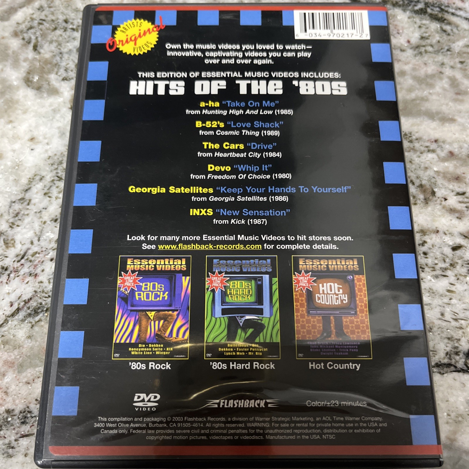 Essential Music Videos - Hits of The 80s (DVD, 2003) 603497021727| eBay
