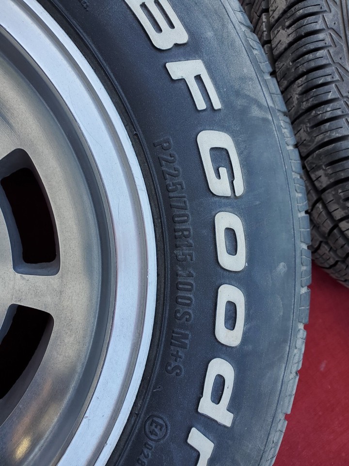 1978 - 80 Corvette C3 OEM Aluminum Wheels Rims with 225/70 R15 Tires ...