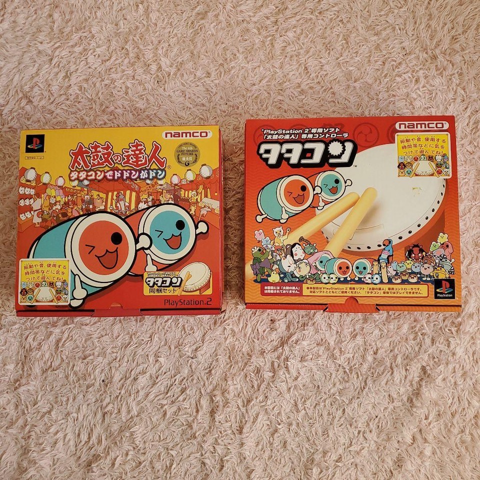 TAIKO NO TATSUJIN Drum Master Namco PS2 PlayStation 2 Japan set of 2 | eBay