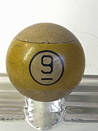 Antique Clay Billiard Ball #9 2 1/4” | eBay