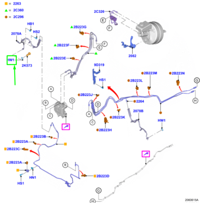 2002 Ford Ranger Brake Line Diagram Fuel And Brake Line Routing And