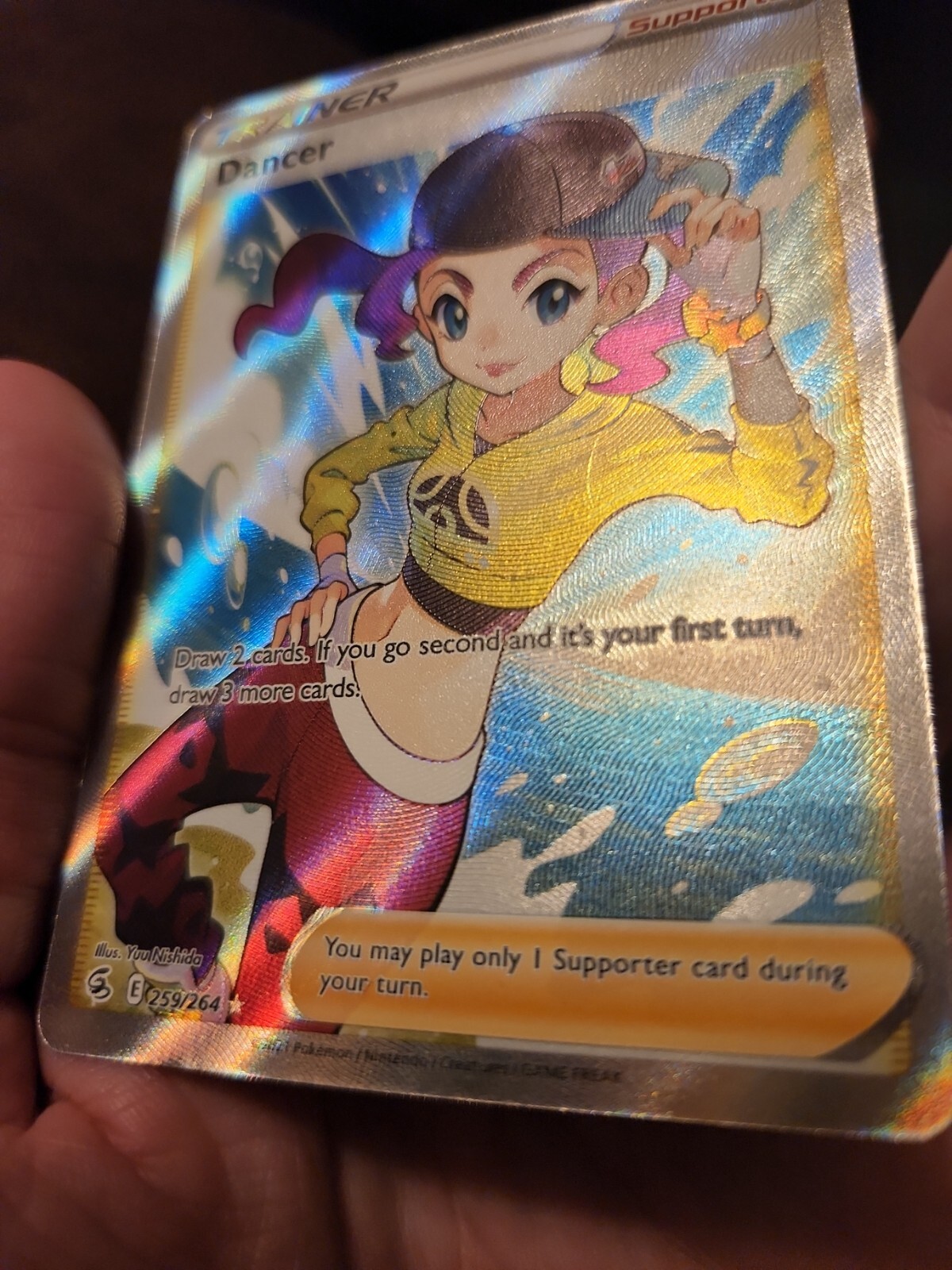 Dancer 259/264 Fusion Strike LP Full Art Ultra Rare Pokemon Card | eBay