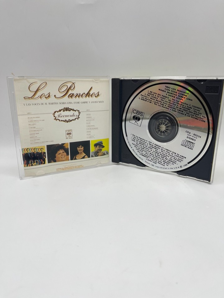 Los Panchos Recuerdos CD 1989 CBS Compilation With Famous Stars Latin ...