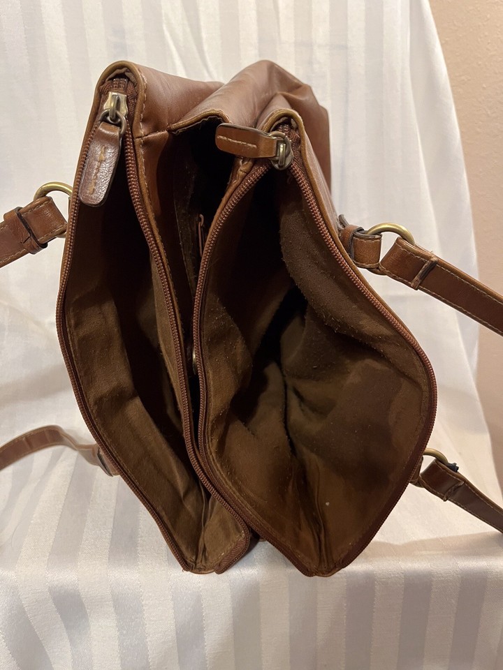 Rosetti Handbag Purse Faux Leather Brown | eBay