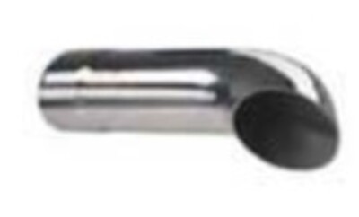 Jones Exhaust JTD212 Chrome Exhaust Tip Turn Down Style 2.5 | 2.5 in ...